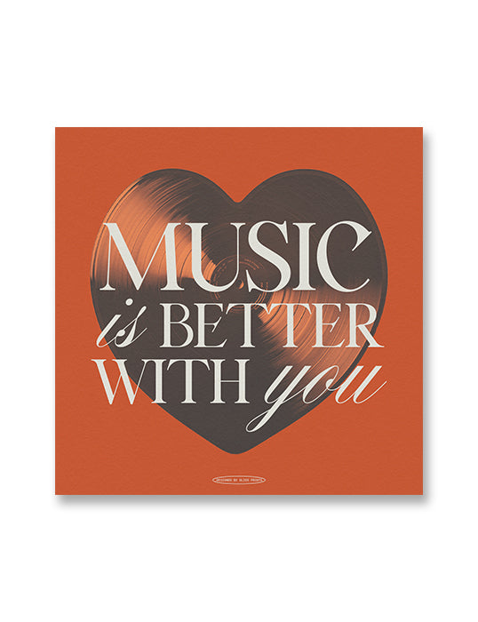 Heart Shaped Vinyl Record Custom Print – Gliss Prints