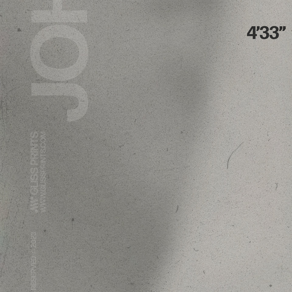 John Cage 4'33" Concert Poster – Gliss Prints
