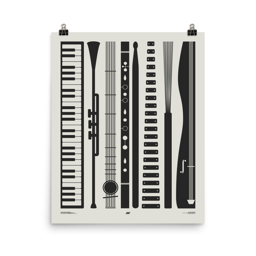 Jazz Instruments Print – Gliss Prints
